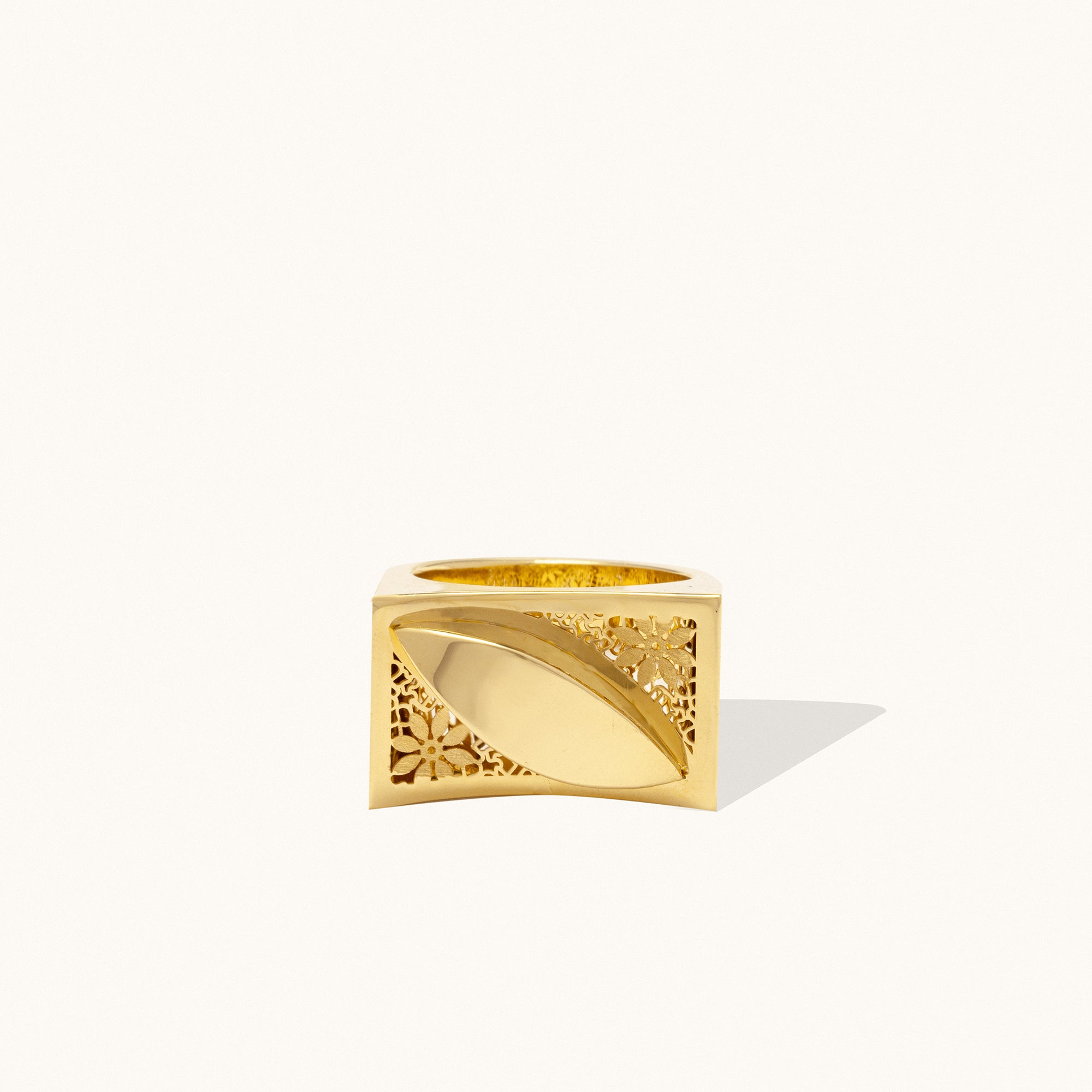 Blooming Cosmos Gold Ring | Unique Cosmic-Inspired Design